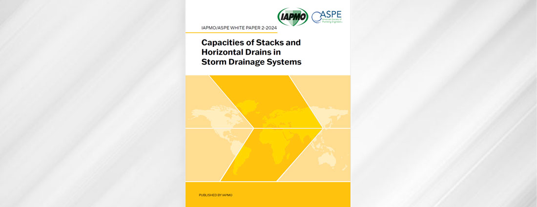 IAPMO and ASPE Co-publish Capacities of Stacks and Horizontal Drains in ...