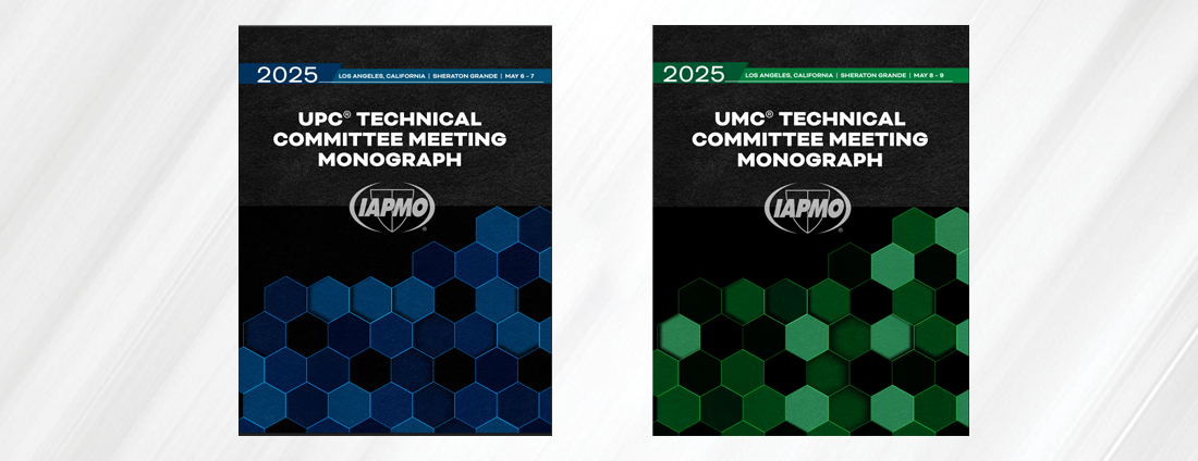IAPMO Code Change Monographs Now Available 2025 | IAPMO