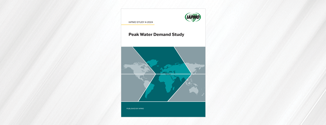 IAPMO Releases Peak Water Demand Study: Full Study, Advancing Efficient ...